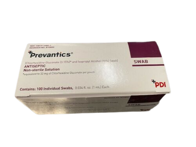 Prevantics Chlorascrub Antiseptic Skin Preparation Swab Pads B10800 Wipes