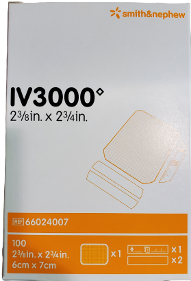 Opsite IV 3000 Dressing Box of 100/2.38 in.x 2.75 in.