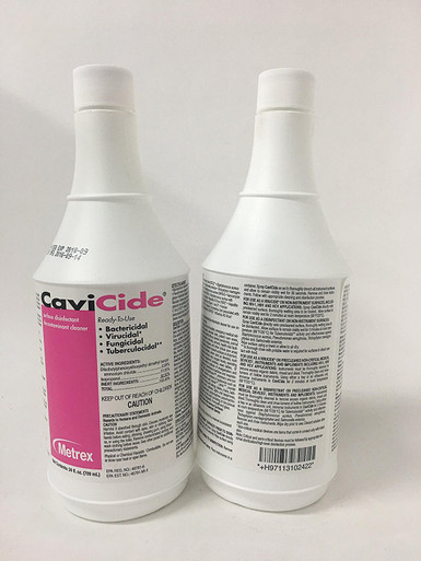Cavicide 13-1024 Surface Disinfectant Germicidal Cleaner 24 Oz Spray ...