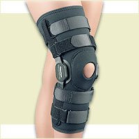 Powercentric Composite Polycentric Knee Brace Black, Medium ...