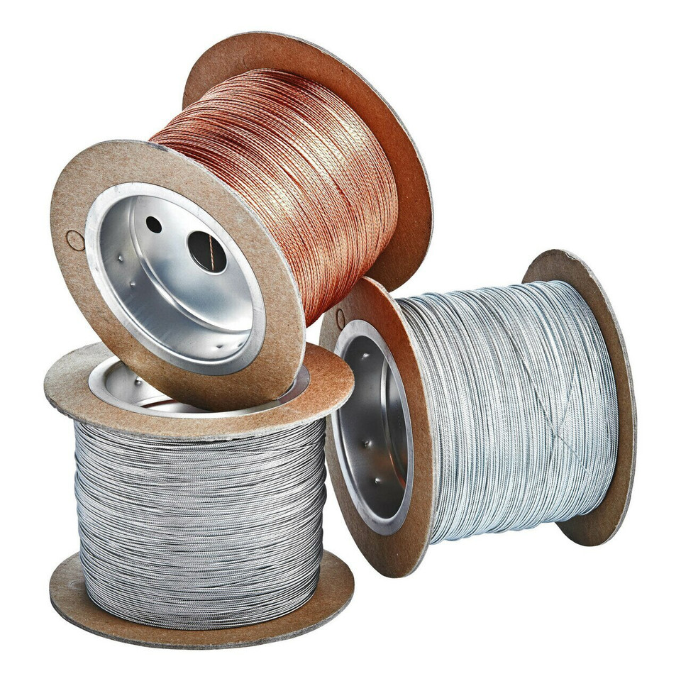 Spooled Galvanized Wire, Steel Wire, and Copper Wire