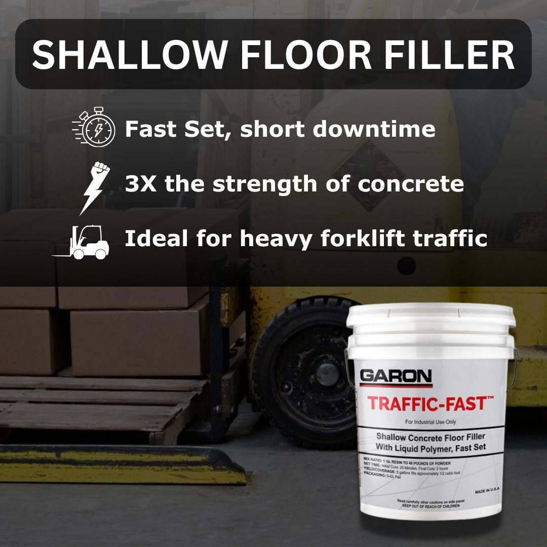 TRAFFIC-FAST™ Shallow Concrete Floor Filler