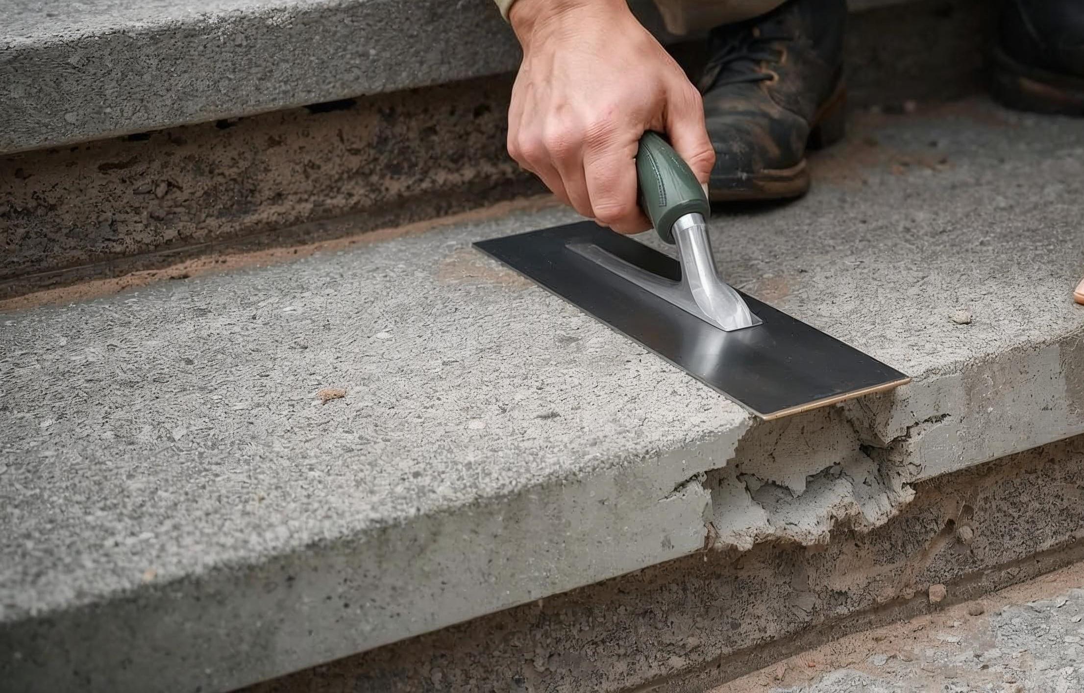 How to Repair Chipped Concrete Steps - Garon Products Inc