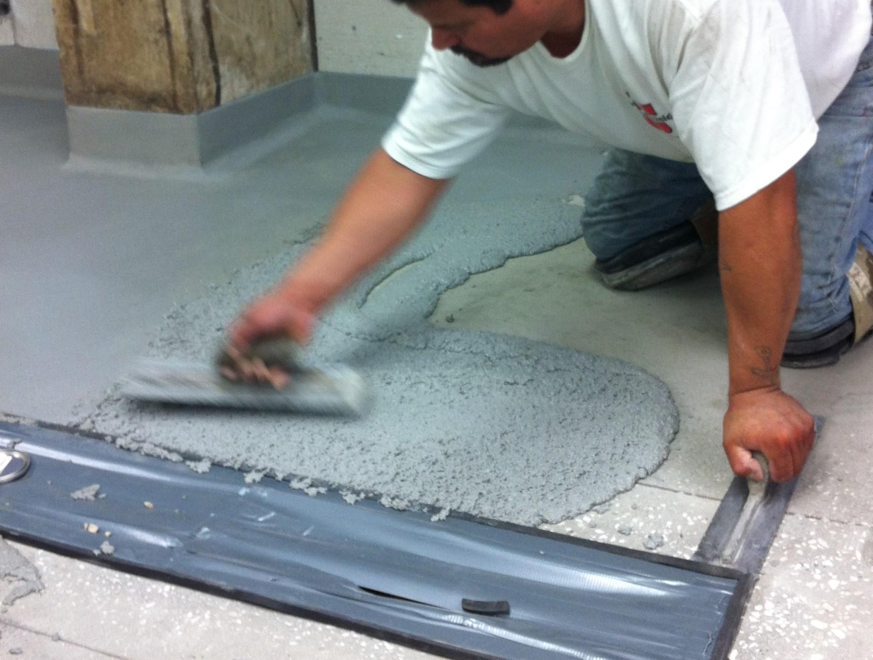 Hotel Kitchen Flooring Gets New Floor Pitch & Overlay - Garon Products Inc