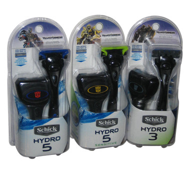 Transformers Shick Hydro Razor Set - (Bumblebee / Optimus Prime ...