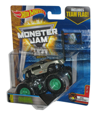 Hot Wheels Monster Jam Alien Invasion Toy Truck w/ Team Flag - GKWorld