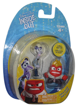 Disney Pixar Inside Out Fear & Anger Tomy Mini Figure Set 2-Pack - GKWorld