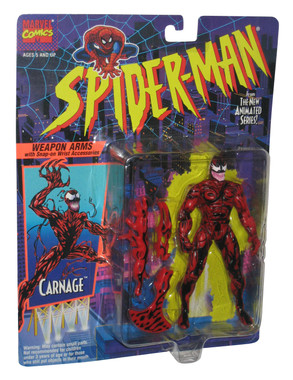 Marvel Comics Spider-Man Animated Series Carnage (1994) Toy Biz Figure ...