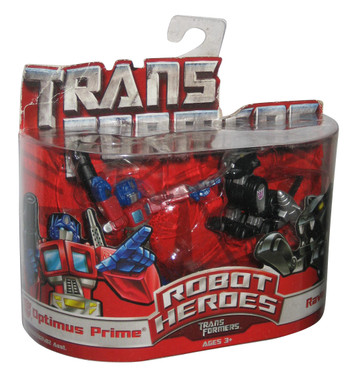 Transformers Robot Heroes (2007) Hasbro Optimus Prime & Ravage Figure ...