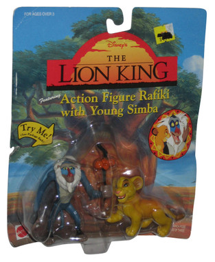 Disney The Lion King Rafiki & Young Simba Mattel Figure Set - GKWorld