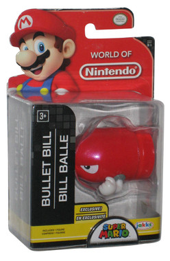 World of Nintendo Super Mario Bros. Red Bullet Bill Jakks Pacific ...