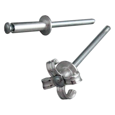 Aluminium (73ASP) Domed Head Peeled Rivet Range | Rivtec