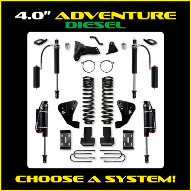Rock Krawler 4.0" Adventure Suspension System - 2011-2016 - F250/350 ...