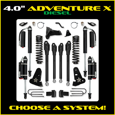 Rock Krawler 4.0" Adventure X Suspension System - 2017-2012 - F250/350 ...