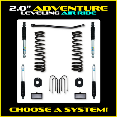 Rock Krawler 2.0" Adventure Leveling System (Rear Air Ride) For Ram ...