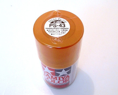 Tamiya Polycarbonate 100ml Spray PS43 - Translucent Orange - RC Masters
