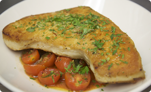 Pan Roasted Swordfish with Sauteed Tomatoes - Santa Monica Seafood Dock ...