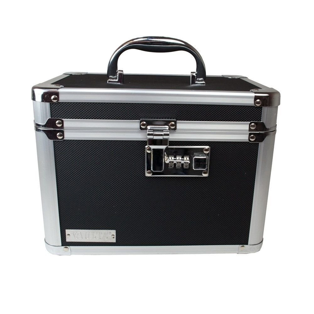 Locking Personal Storage Box, Pink Blossom Floral, Vaultz VZ03807