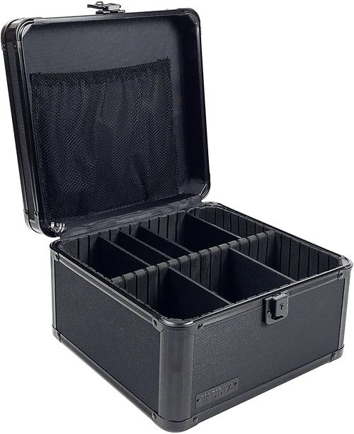 Vaultz Divided Storage Box, Tactical Black - VZ01036