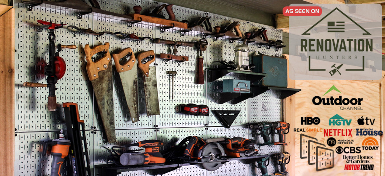 Wall control pegboard store