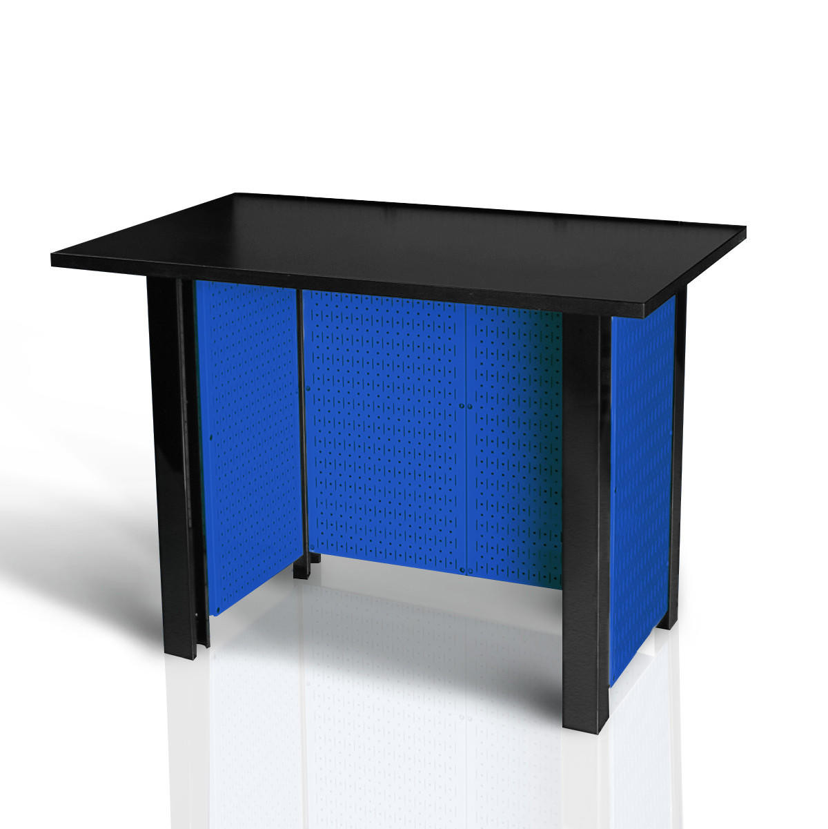 Industrial Blue Heavy Duty Workbench with Pegboard