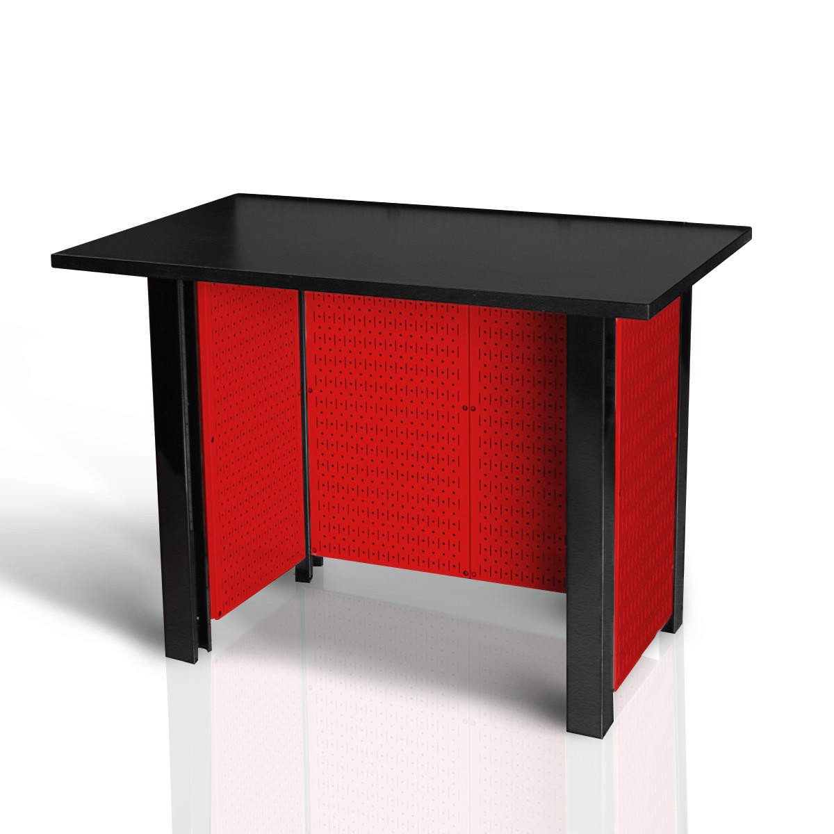 Red Pegboard Workbench for any Craftsman