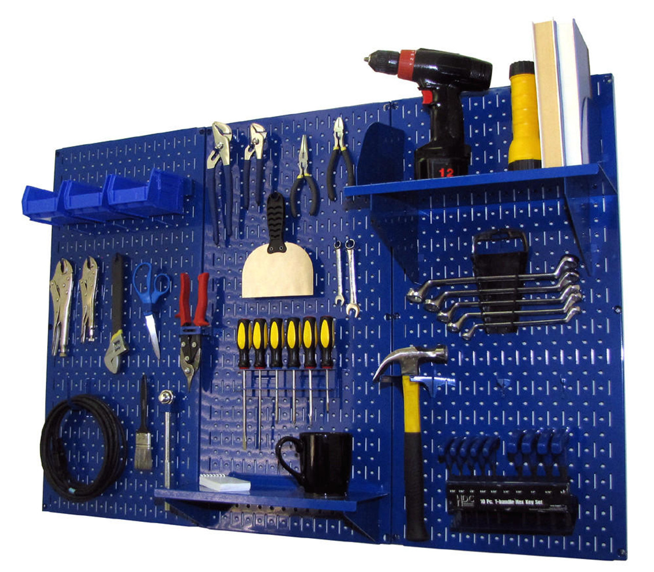 Wall control pegboard store