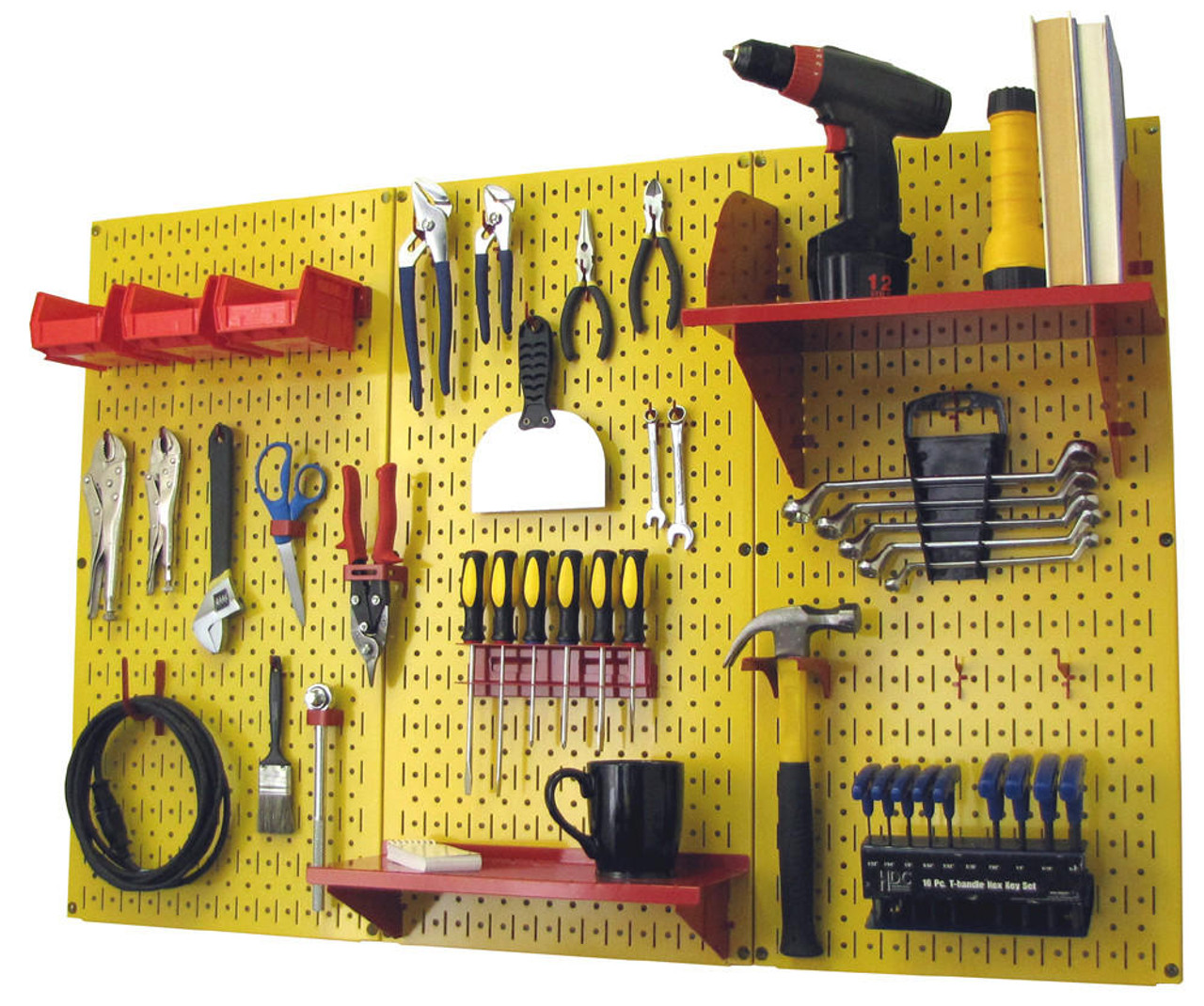 Pegboard wall organizer store