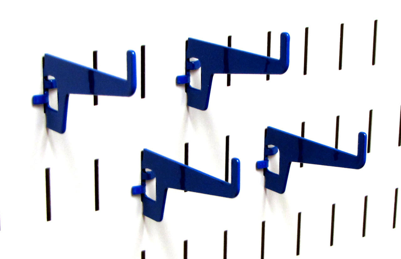 Metal Pegboard Hooks - 3in Long Slotted Peg Hook
