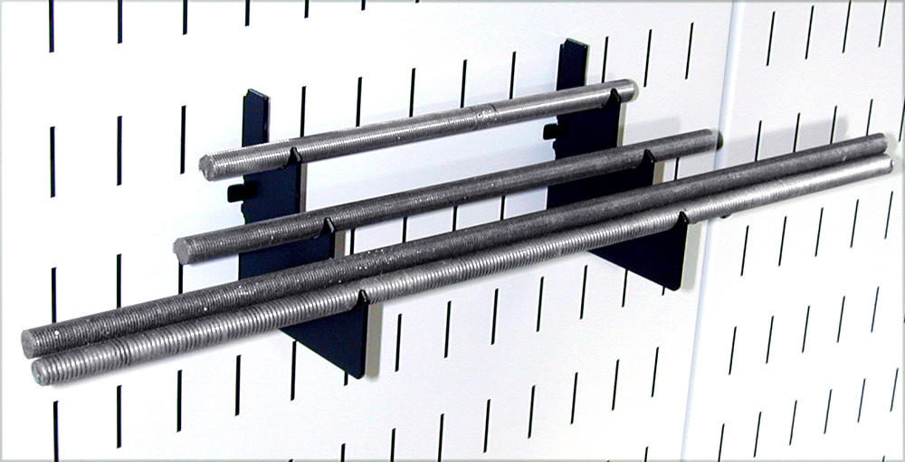 Slotted Pegboard Rod Brackets - Secure Rod Bracket Pack