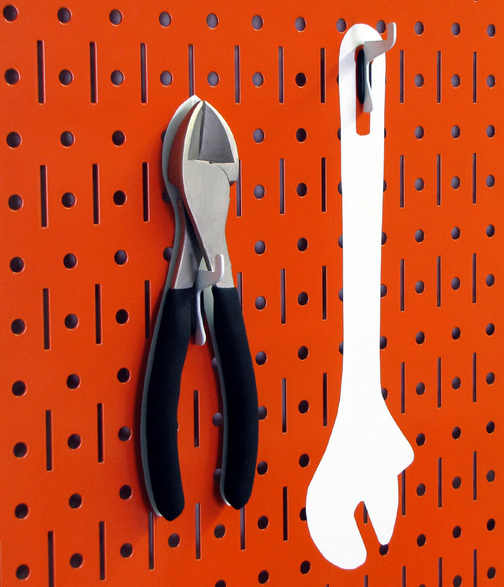 Pegboards - Orange Metal Peg board Pack