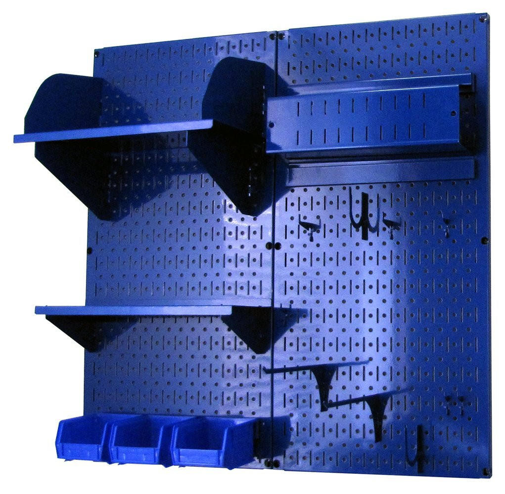 Eclectic Craft Room Pegboard - Chic Peg Board Organizer