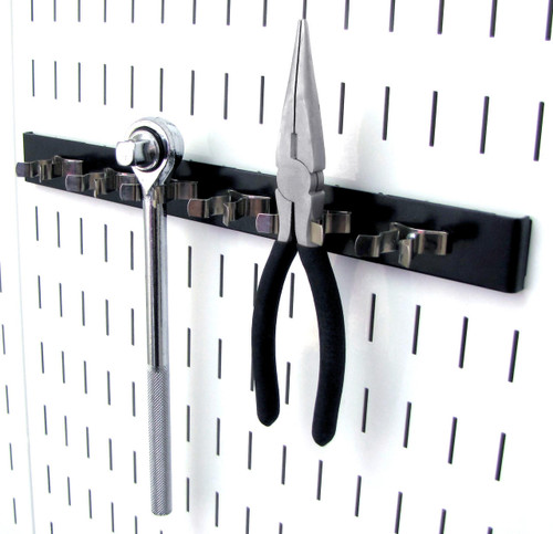 Pegboard Spring Clip - Slotted Peg Board Tool Clips