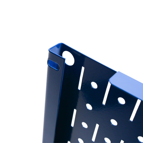 Small Blue Peg Board - Fun Size Metal Pegboard Tile