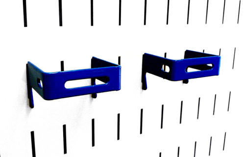 Slotted Pegboard C-Brackets - 2in Steel C Bracket