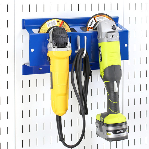 Angle Grinder Storage Rack - Pegboard Holder - 4 1 2 7