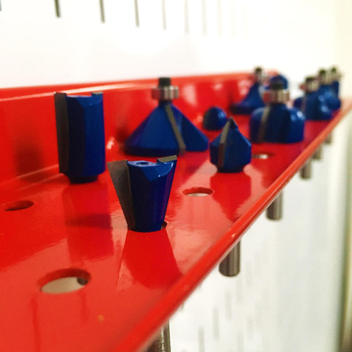 Router Bit Storage Holder Organizer Rack