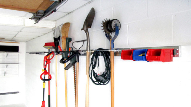 Metal Pegboard Strip | Peg board Rail | Black Pegboard Strip