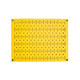 Small Yellow Peg Board - Fun Size Metal Pegboard Tile