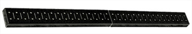Metal Pegboard Strip | Peg board Rail | Black Pegboard Strip