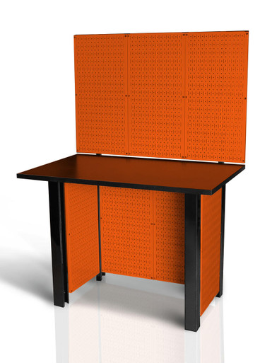 Home Depot Orange Pegboard Workbench: Versatile & Durable
