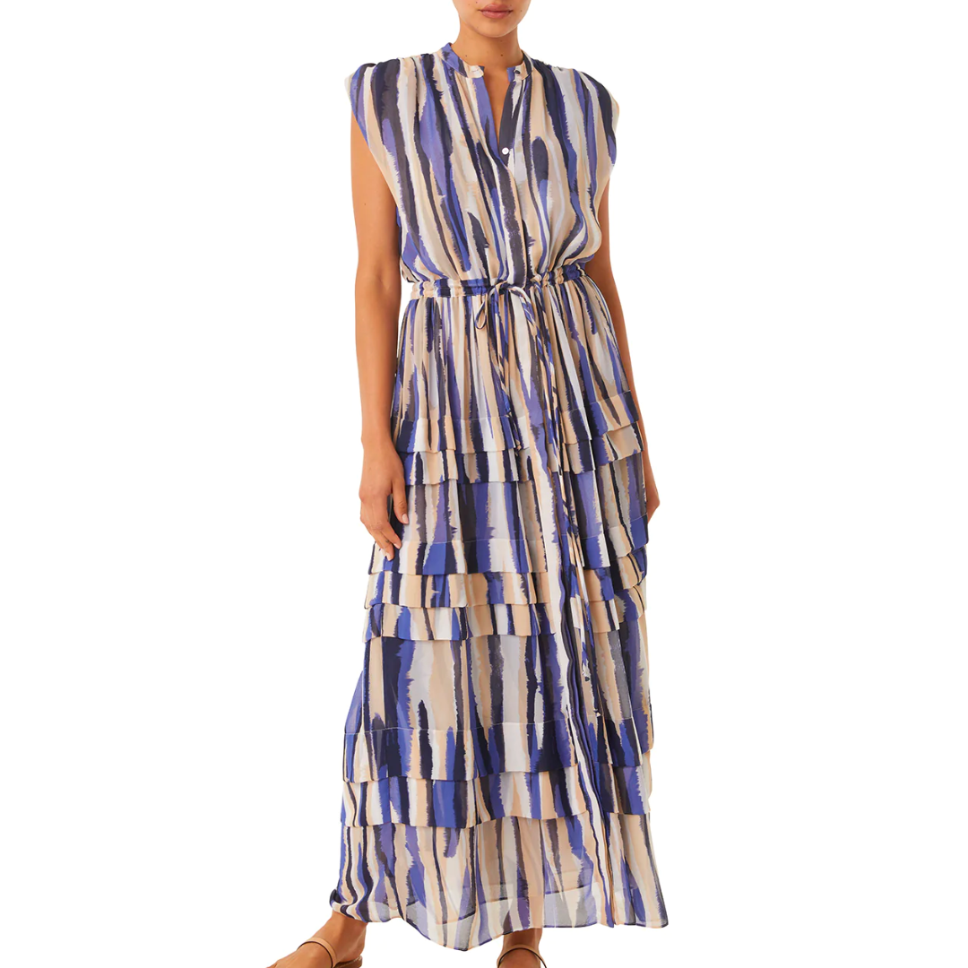 Misa Ulricha Dress in Striped Instinct