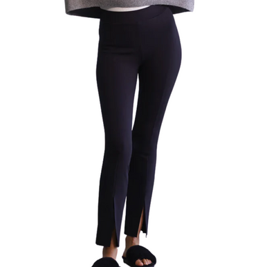 Commando Split Front Pant in Black in Vermont