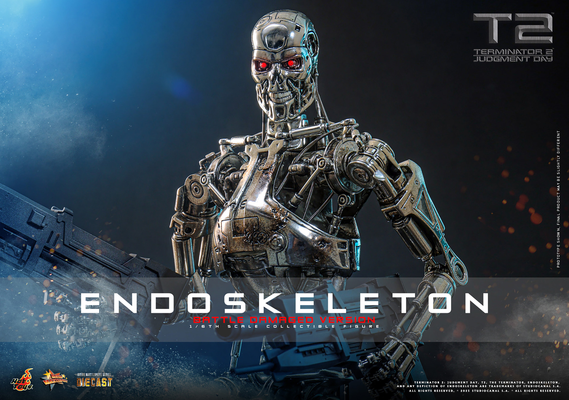 Hot Toys 1/6 Endoskeleton (Battle Damaged)