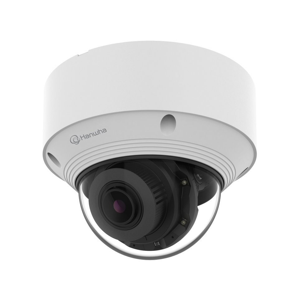 New Hanwha Vision 5MP IR Outdoor Vandal Dome AI Camera, QNV-C8083R ...