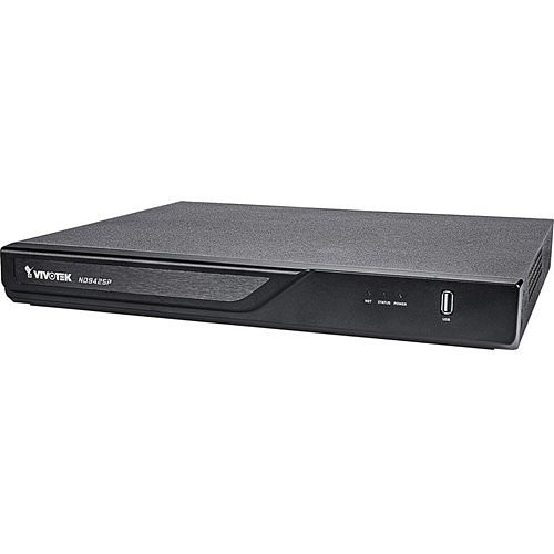 New VIVOTEK ND9425P 16-Channel H.265 Embedded PoE NVR, HDD Not Included, ND9425P | Affinitech Inc.