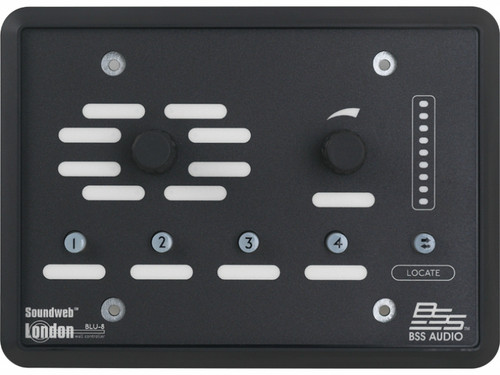 BSS Audio Programmable zone controller (Black), BLU-8-V2-BLK ...