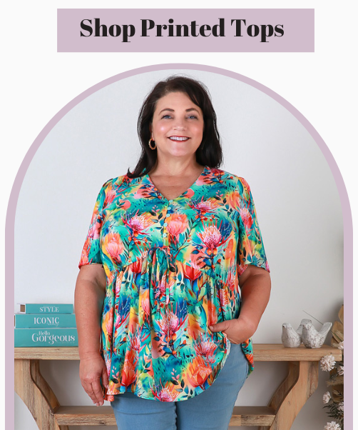 Plus size tops cheap store