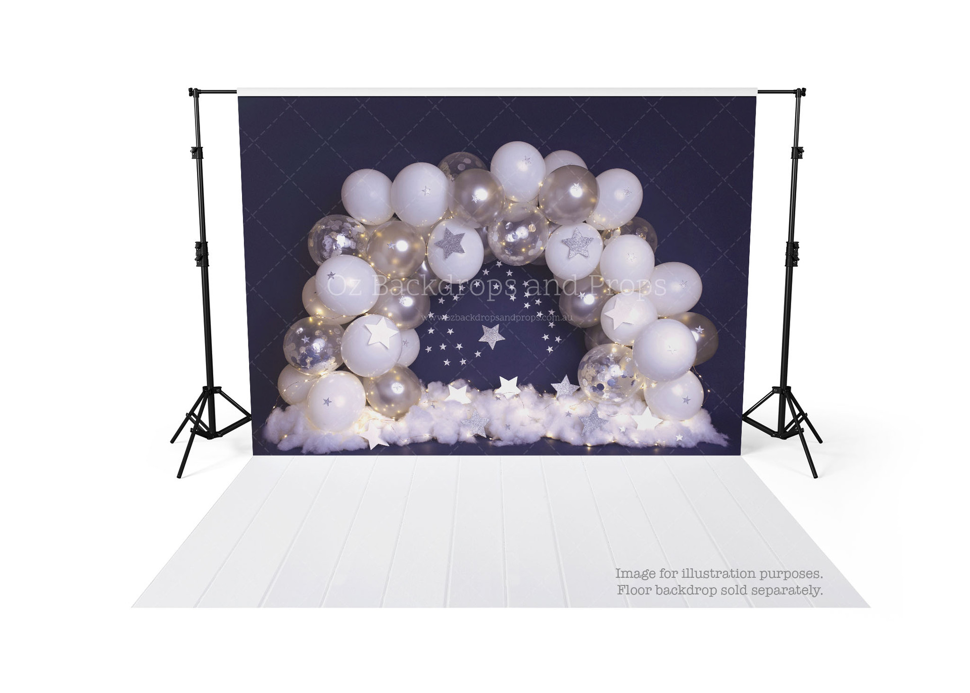 Bluey Balloon Arch - Oz Backdrops & Props Pty Ltd