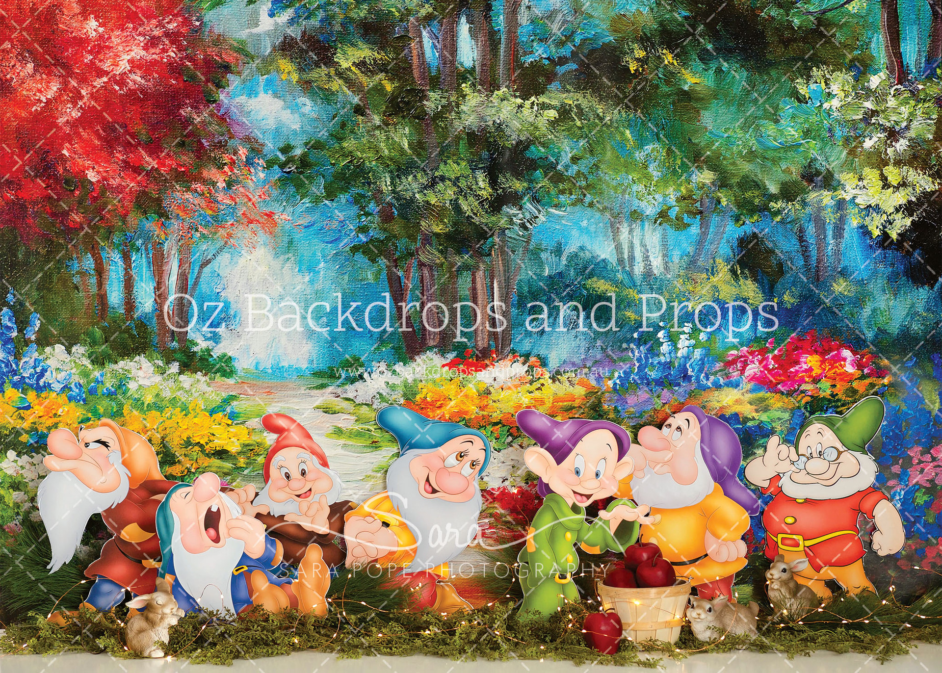 Seven Dwarves - Oz Backdrops & Props